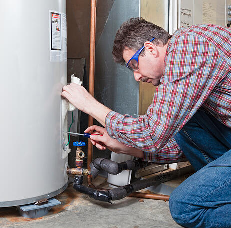 Hot water heater maintenance store